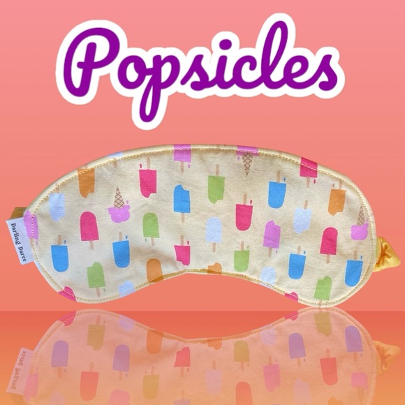 Darling Darce | Accessories | Kids Sleep Mask Yellow Popsicle | Poshmark